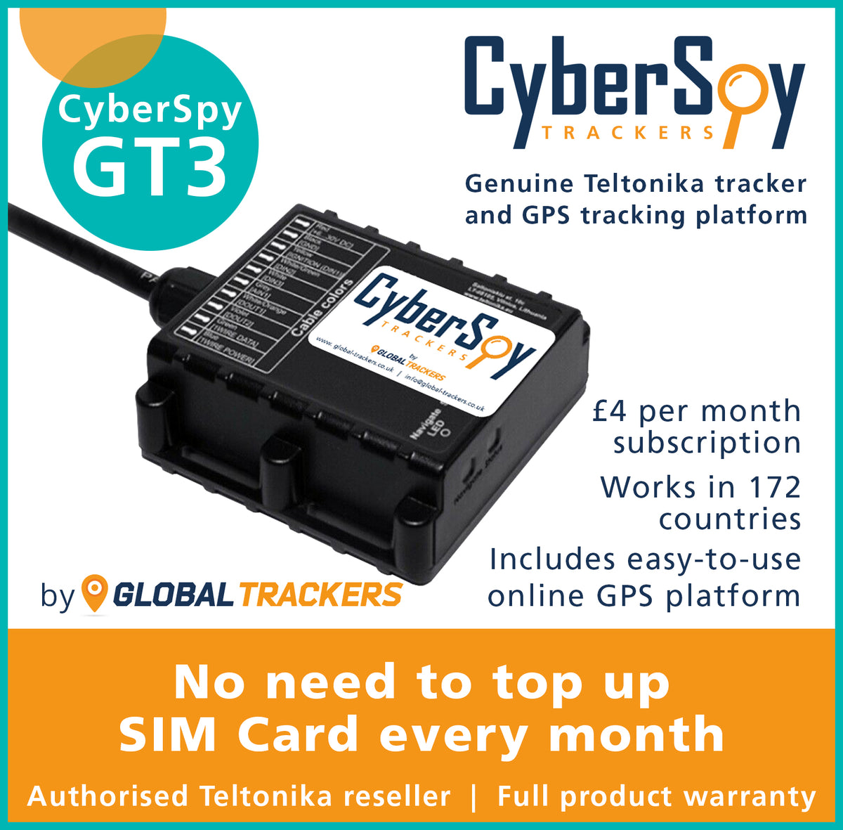CyberSpy GT3 – Global Trackers